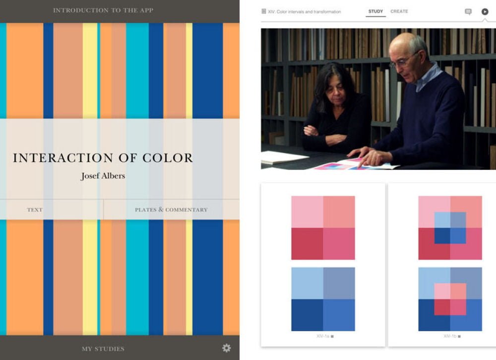 Interaction of Colour 50th birthday iPad app • Colourful Beautiful Things