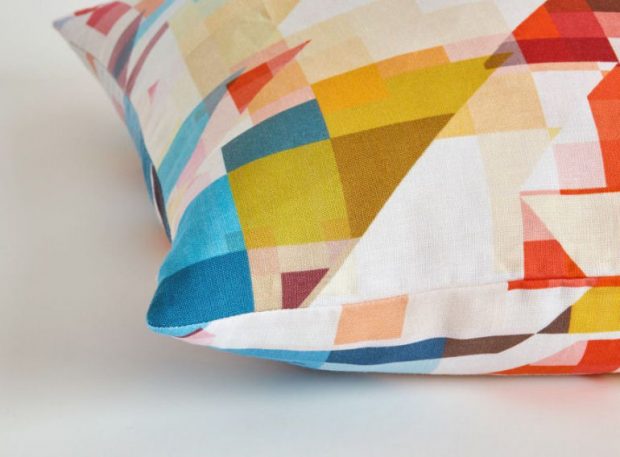 Colourful linen cushions for cool summer lounging • Colourful Beautiful ...