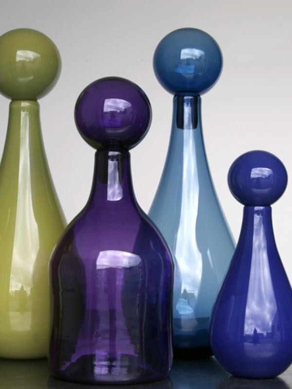 Handblown glass by Elizabeth Lyons • Colourful Beautiful Things